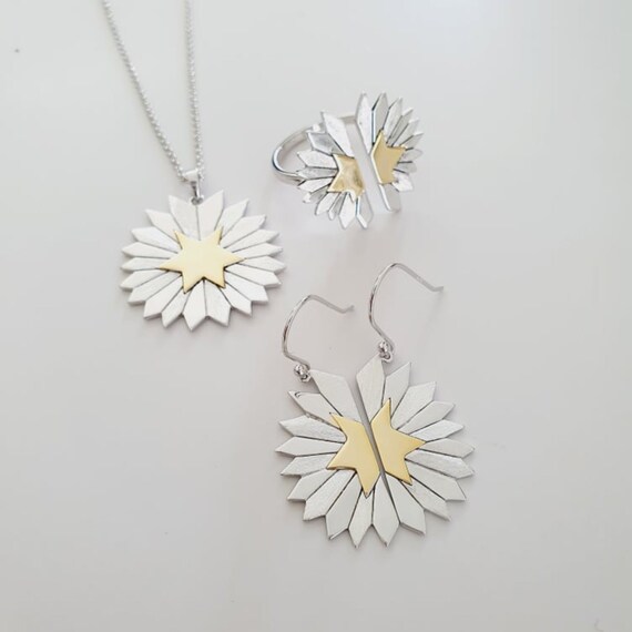 MADE IN FIJI Tefui Set Earrings Necklace and Ring 925 - Etsy Australia