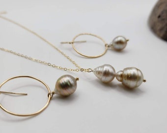 Fiji Pearl Earrings - Etsy
