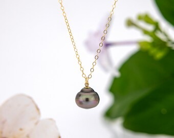 MADE IN FIJI Fiji Saltwater Pearl Infinity Necklace - 14k Gold Fill ...