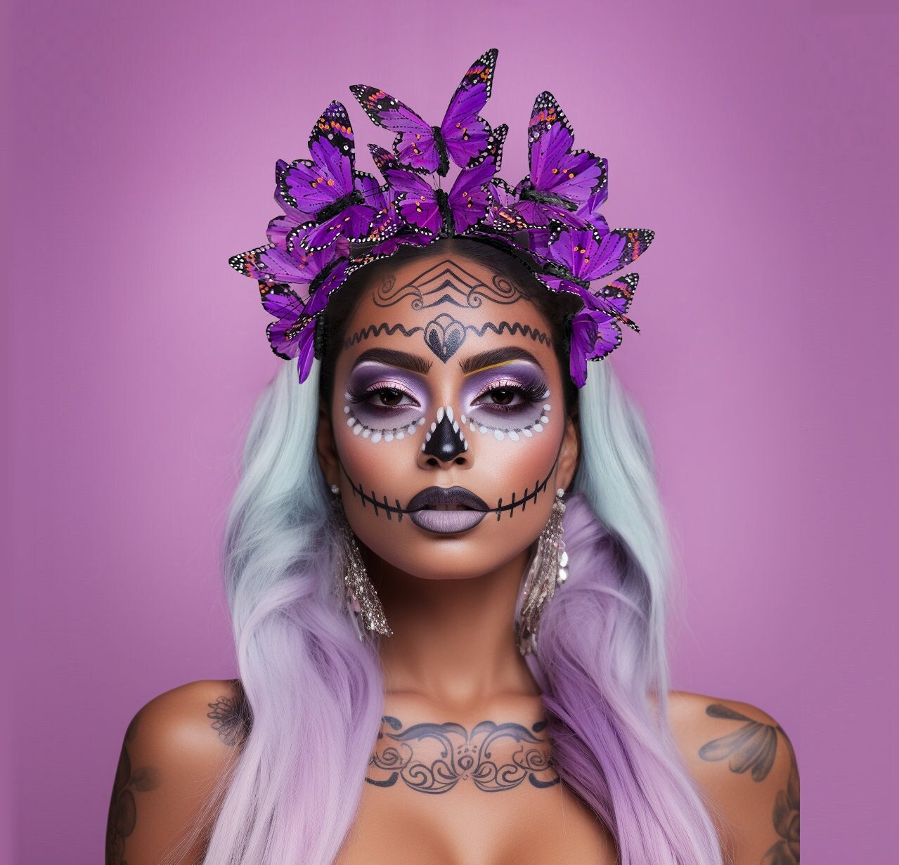 Sugar Skull Hairstyles