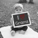 I Love Grams Printable Chalkboard Sign Baby Photo Prop Gift - Etsy