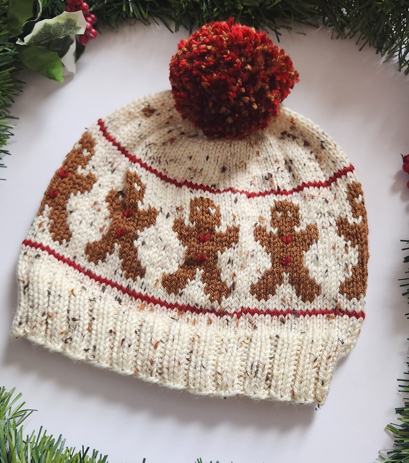Knitted Colorwork Beanie PDF Pattern, Digital Knitting Pattern, Oh ...