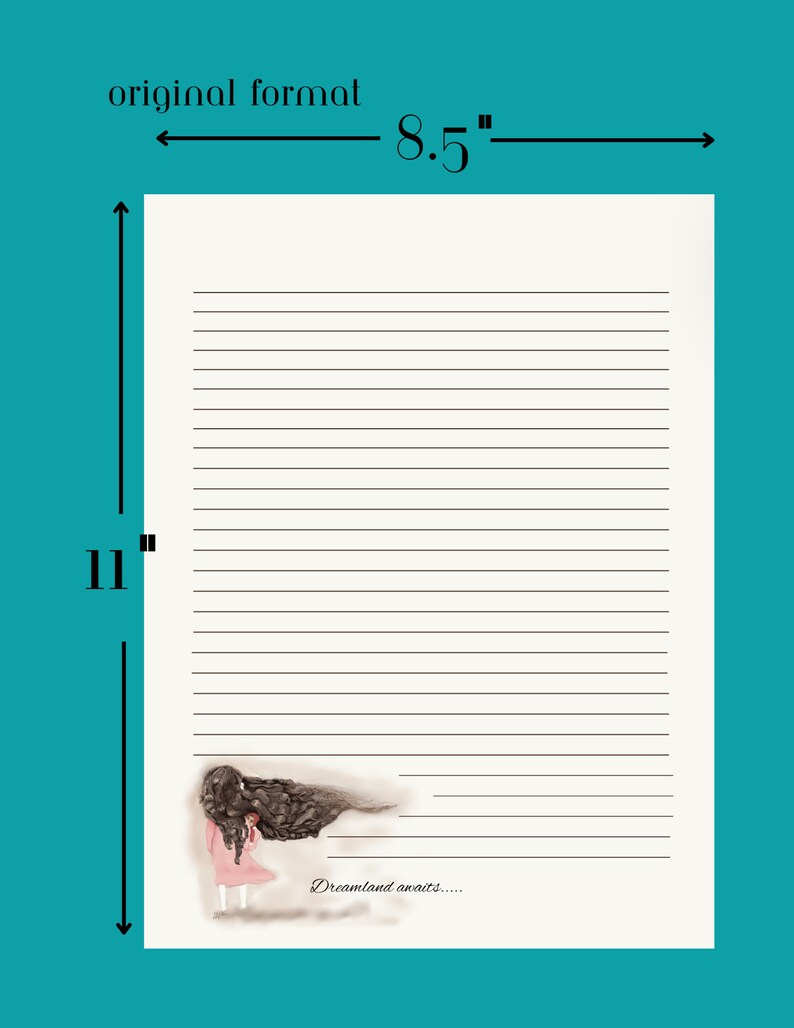 Dream- Printable Writing Paper - Etsy