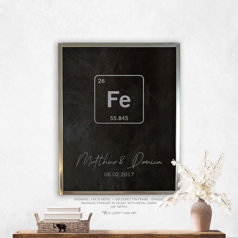 6 Year Anniversary Gift for Him, Iron Anniversary, for Husband ...