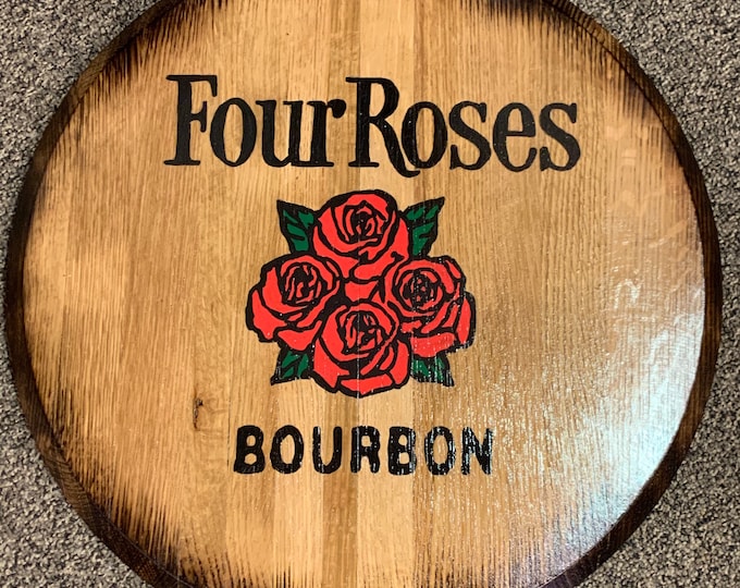 Four Roses Bourbon Barrel Head - Etsy