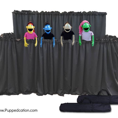 Classroom Puppet Stage XL 2 Tier Portable Tripod Puppet - Etsy UK