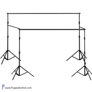 Classroom Puppet Stage XL - 2 Tier Portable Tripod Puppet Theater W/bag ...