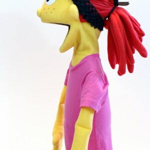 Black Light Hand Puppet - Customizable Girl Puppet #1 - Professional ...