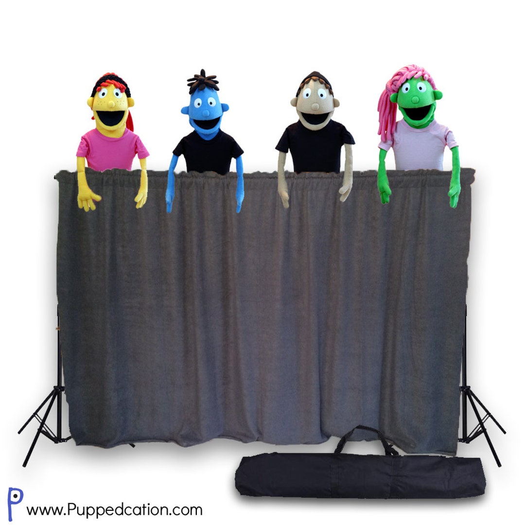 Classroom Puppet Stage - Portable Tripod Puppet Theater W/bag - Etsy