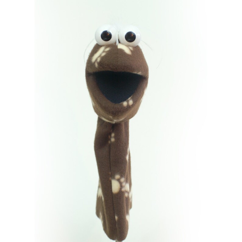 Hand Puppet BROWN Dog Paw Print Playful Puppet Pal™ - Etsy