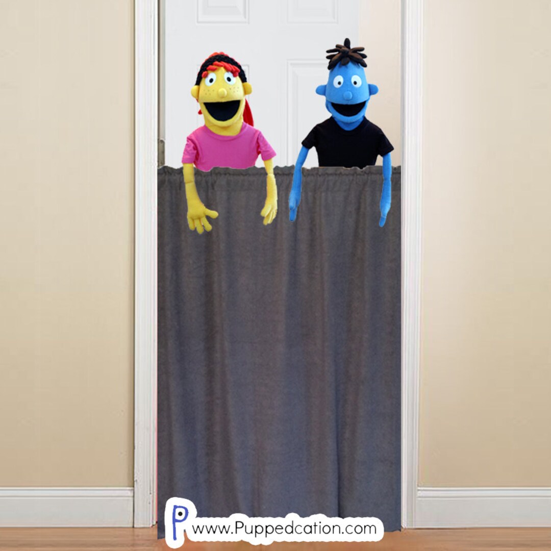 Doorway Stage Puppet Theater - Puppet Stage EASY INSTALL - Etsy