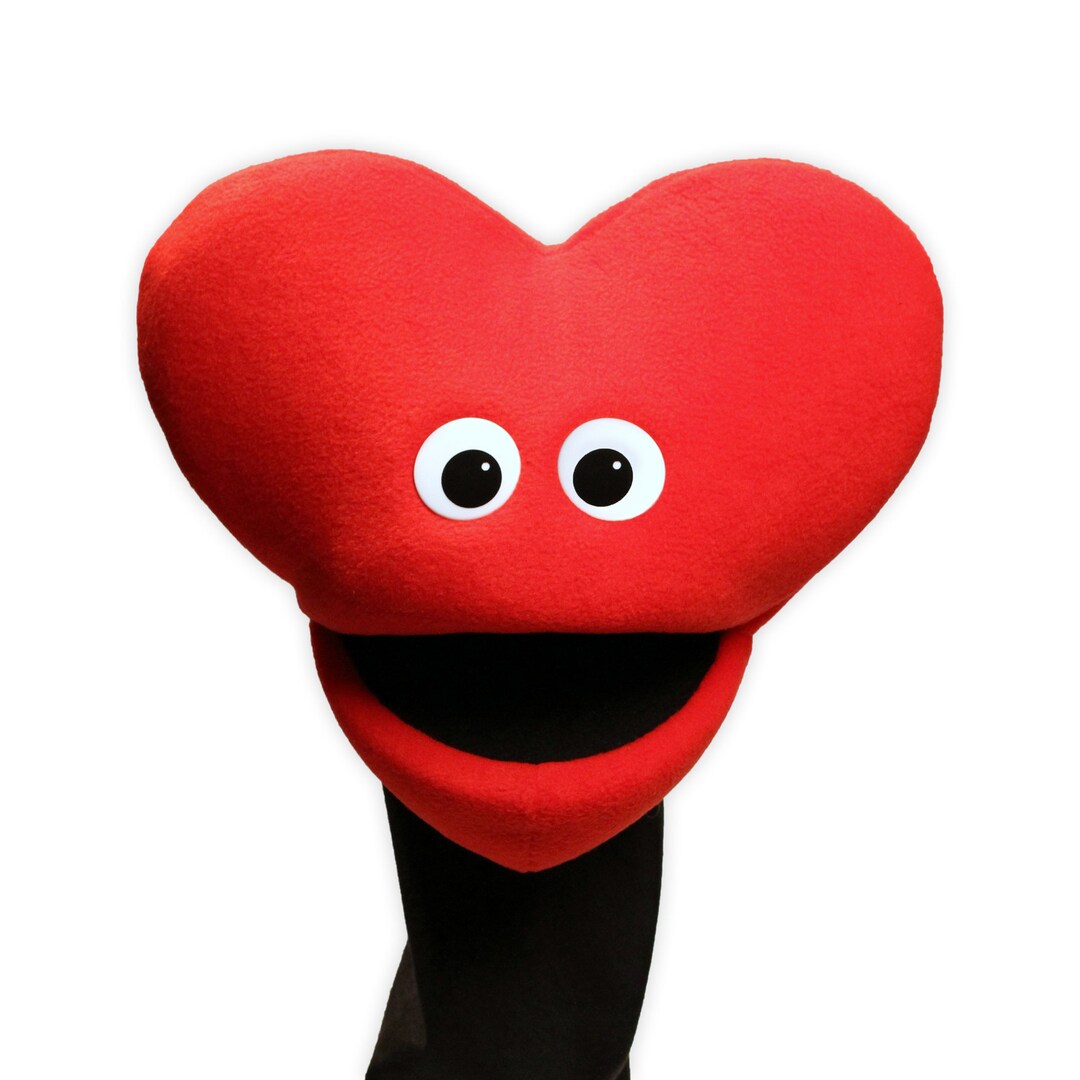Heart Hand Puppet - Professional Puppet Ministry, School, Church - Etsy