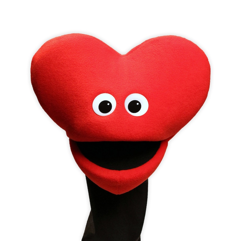 Heart Hand Puppet - Professional Puppet Ministry, School, Church - Etsy