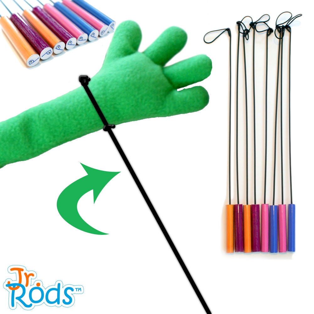 Jr. Rods™ Puppet Arm Rods Pair Choose Your Color - Etsy