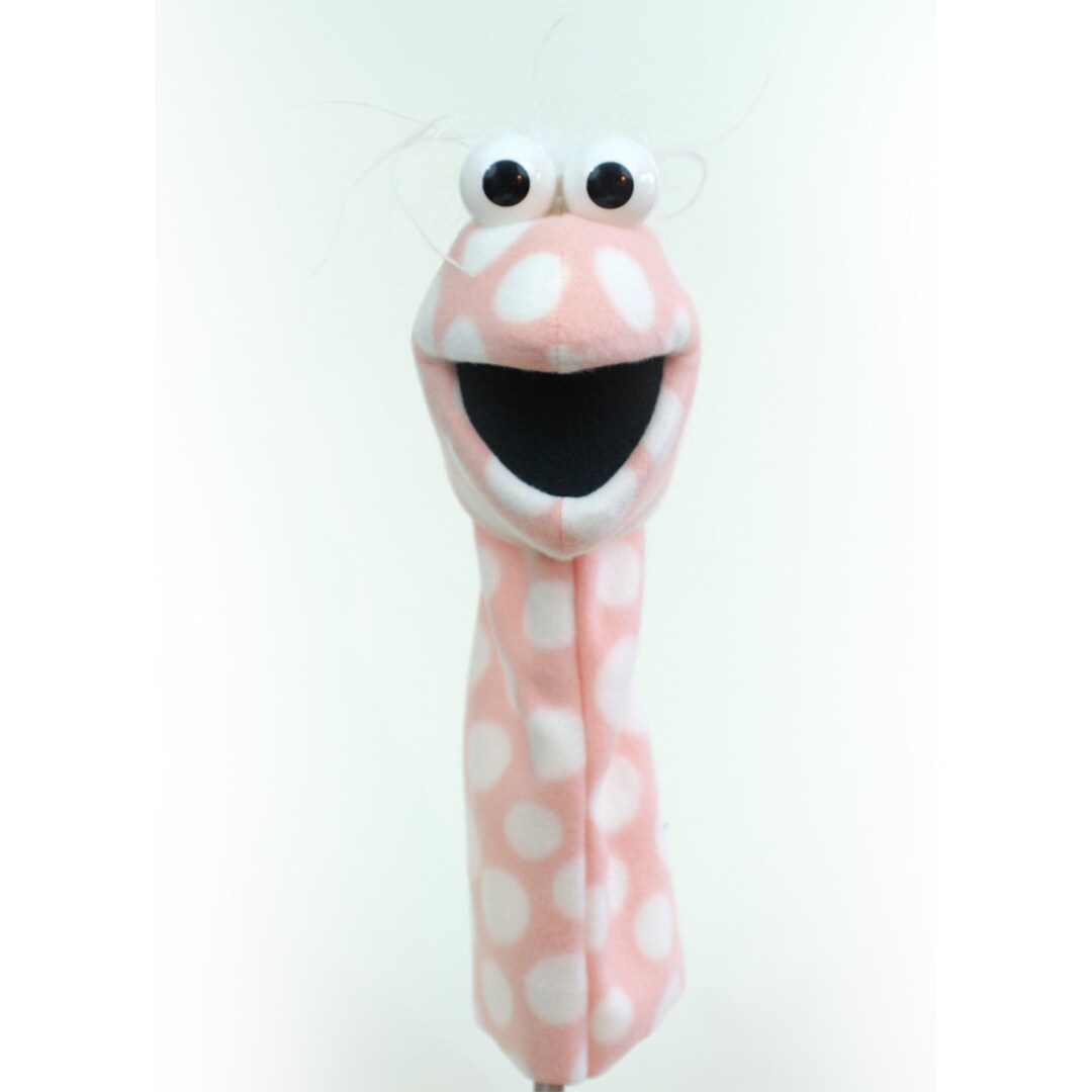 Hand Puppet - PINK Polka Dot Playful Puppet Pal™ - Etsy
