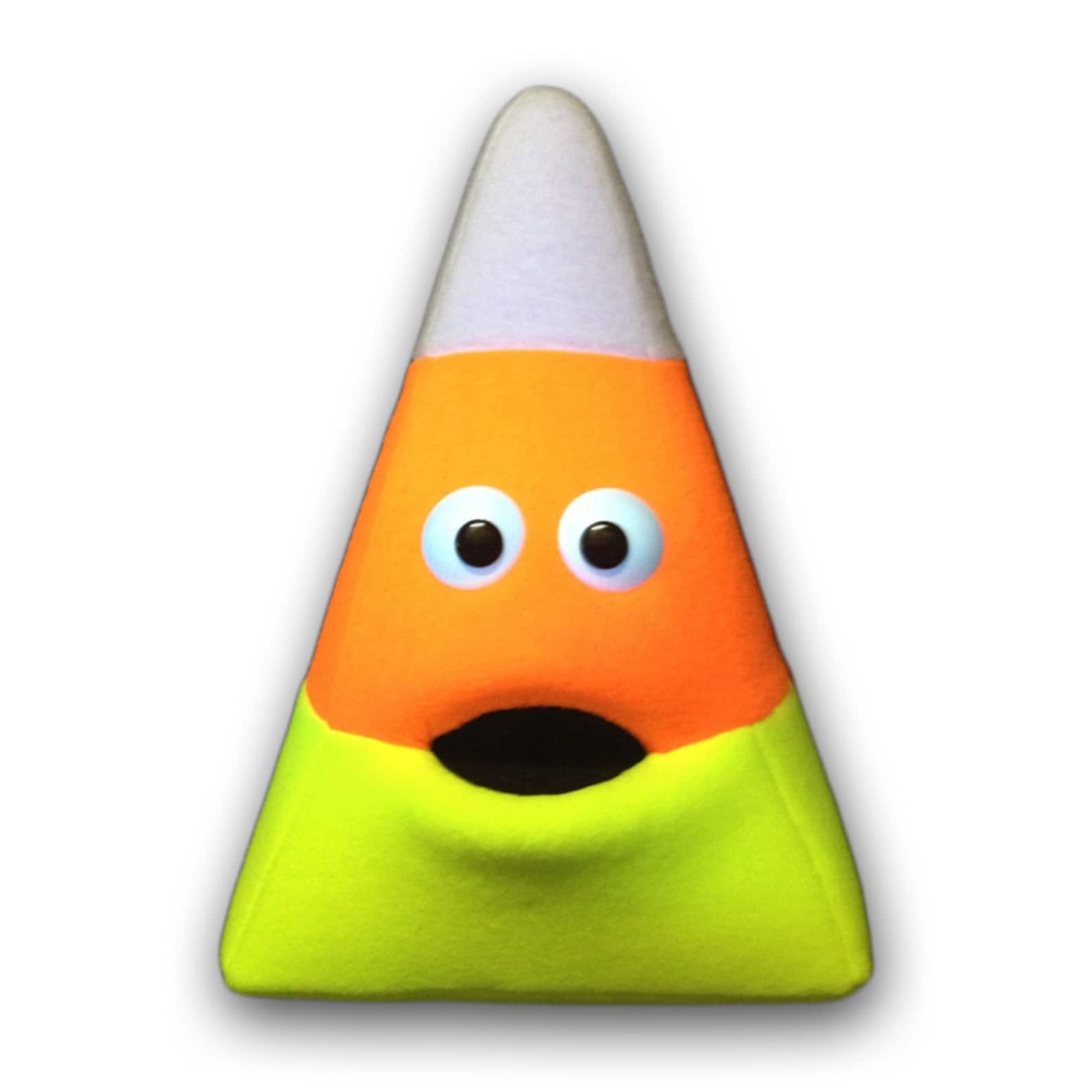 Hand Puppet Candy Corn Puppet Professional Black Light - Etsy