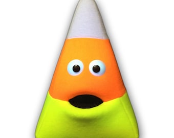 Hand Puppet Candy Corn Puppet Professional Black Light - Etsy