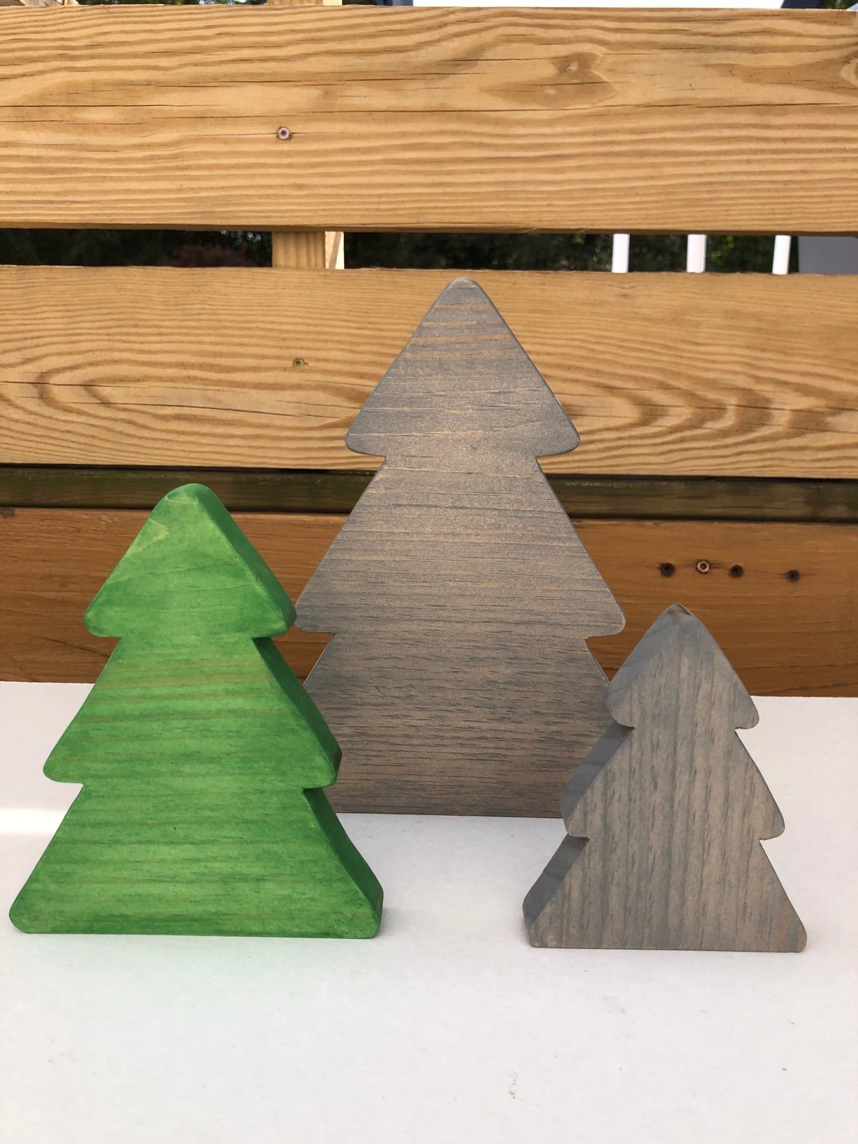 Handmade Wooden Trees - Etsy