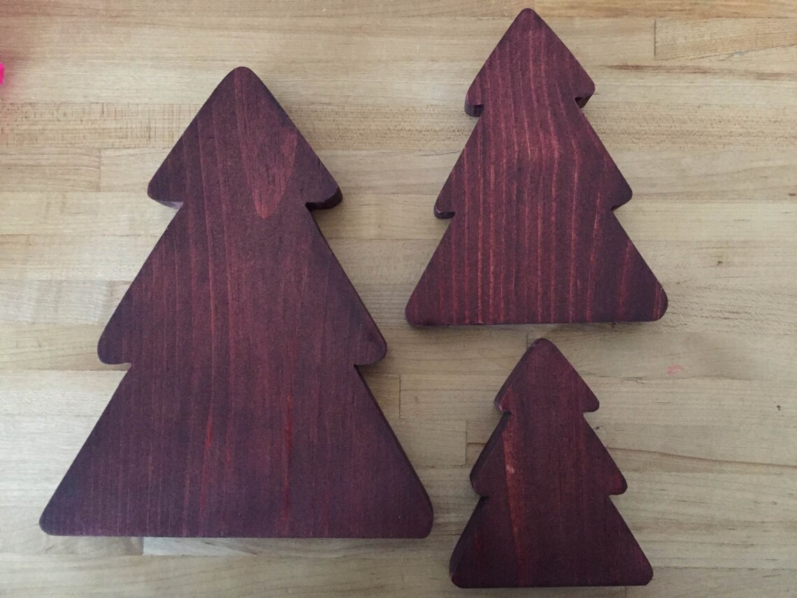 Handmade Wooden Trees - Etsy