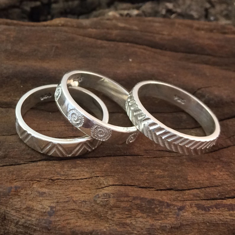 Silver Great Zimbabwe Stacking Rings - Etsy