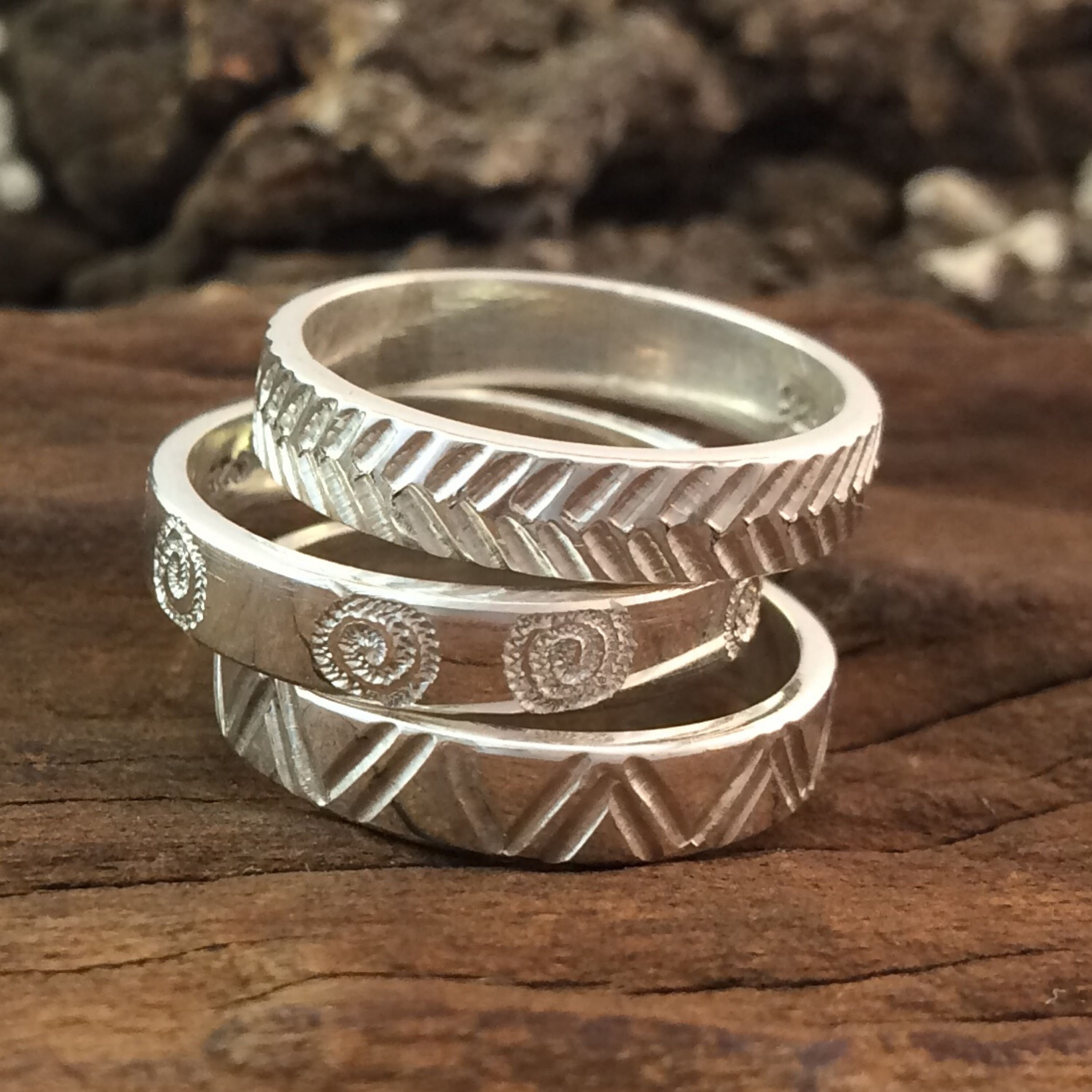 Silver Great Zimbabwe Stacking Rings - Etsy