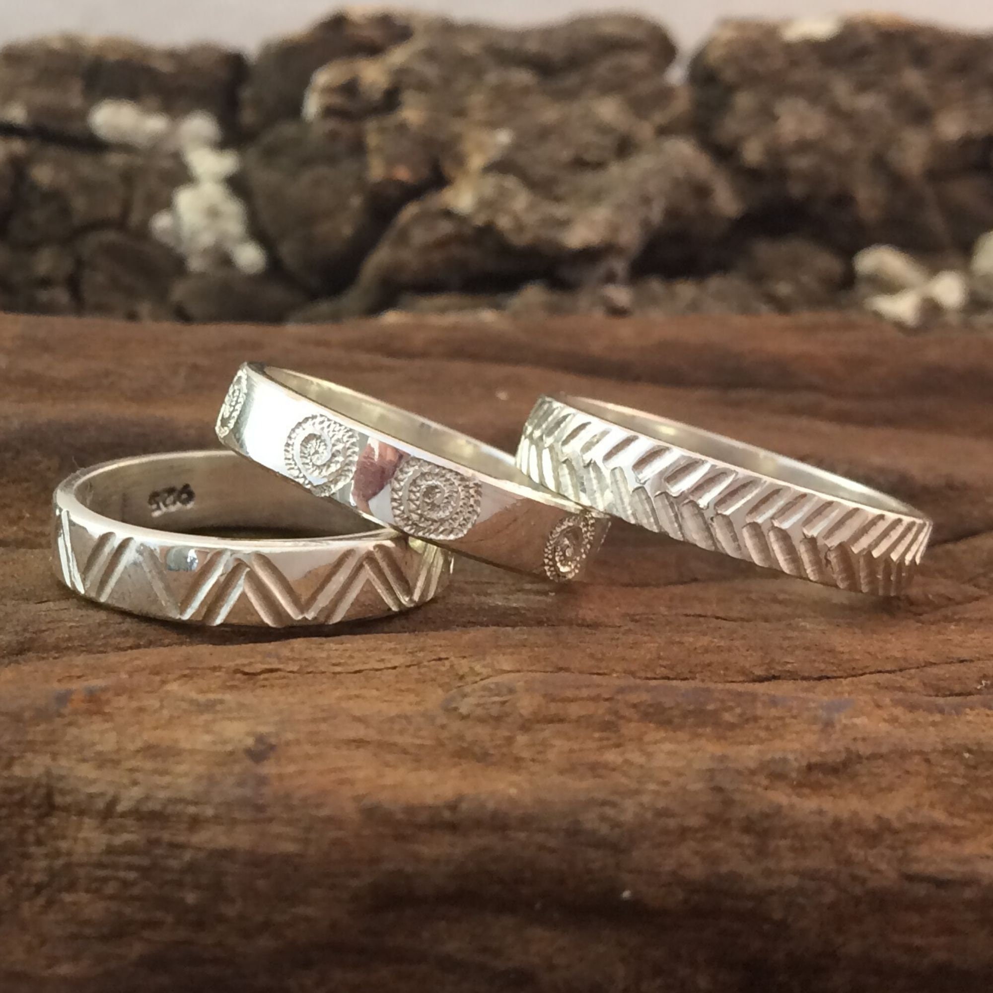 Silver Great Zimbabwe Stacking Rings - Etsy