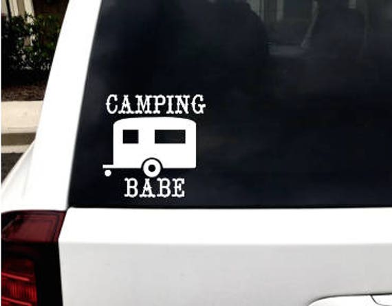 Car Decal Camping Camping Decal Car Decal Yeti Decal