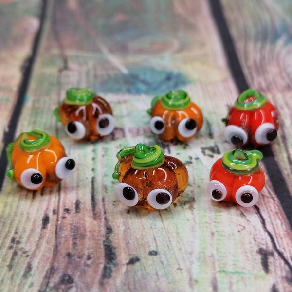 Mini Glass Pumpkin - Etsy