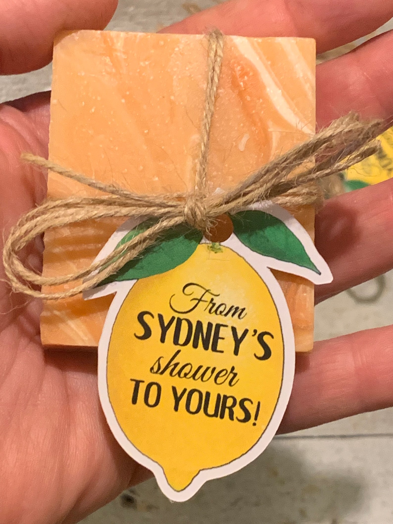 Lemon Squeeze Themed Mini Soap Shower Favors Wrapped Custom - Etsy