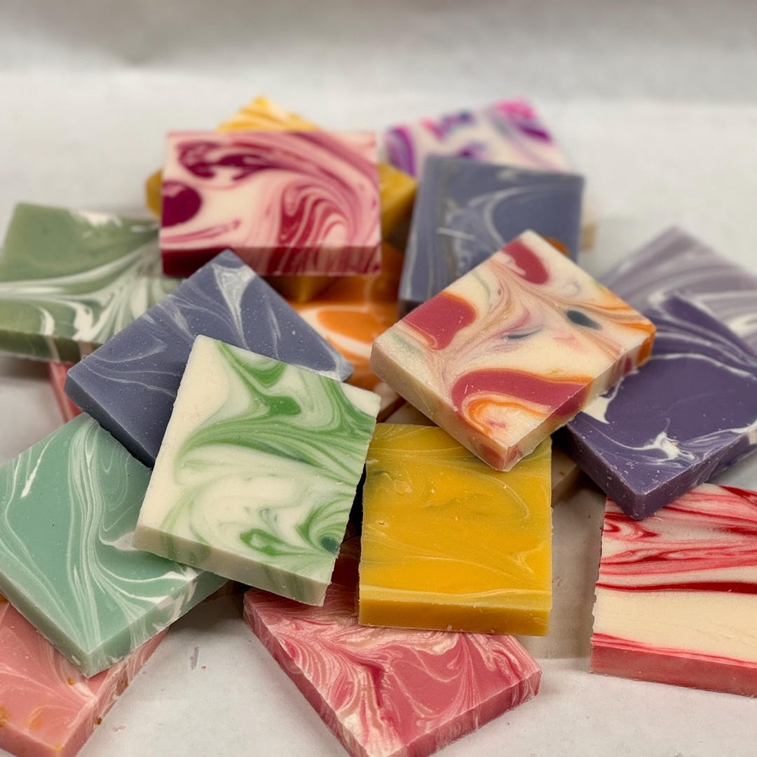 50 Mini Homemade Soaps: Party Favors, Bridal Shower, Wedding - Etsy