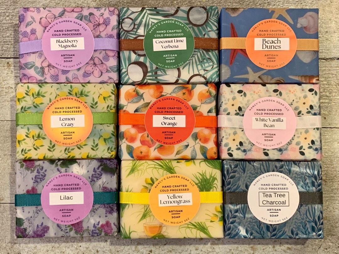 Handmade Artisan Soap Bar: Gift Wrapped Self-care FULL Size Cold ...