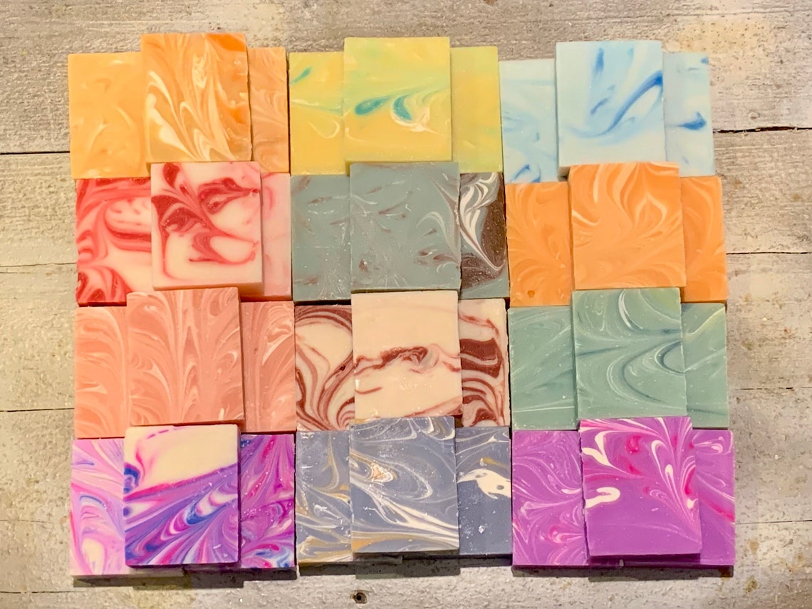 1000 Wholesale Bulk Mini Soaps MADE TO ORDER Unwrapped Soap - Etsy