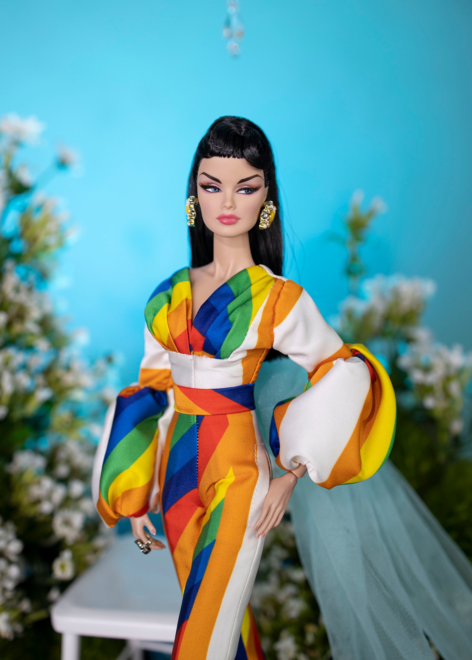 Rainbow Jumpsuit for Fashion Royalty Poppy Parker - Etsy