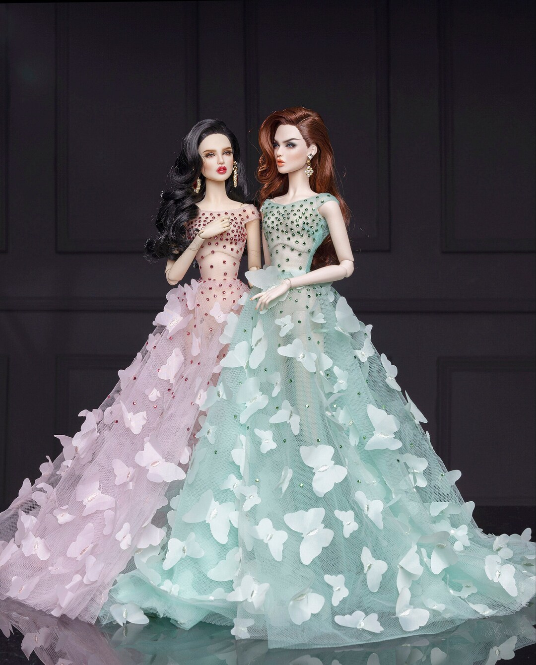 Crystal Butterfly Dress for Numina Doll , Kingdom Doll, Mods Doll ...