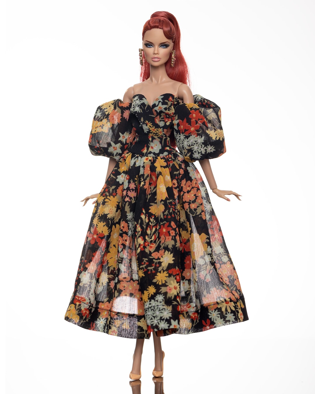Flower Maxi Dress for Rimdoll and 12'' Fashion Doll Same Size - Etsy