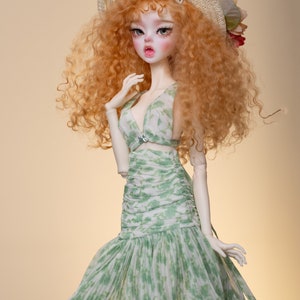 Spring Flowers Maxi Dress for Bjd 1/4 Doll ,rimdoll ,fashion Doll 16 ...