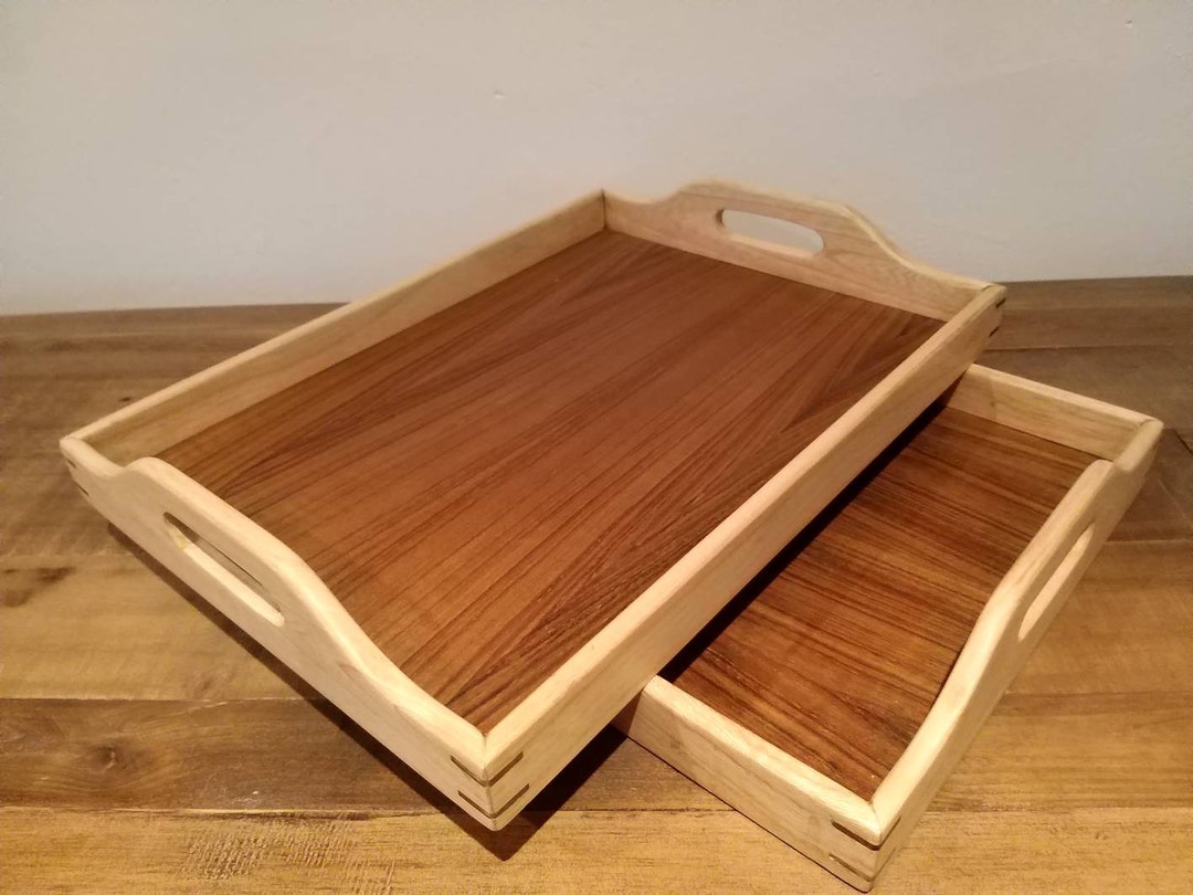 Wooden Tray Handled Ottoman Tray. Laptop Tray. Puzzle Tray. Serving ...