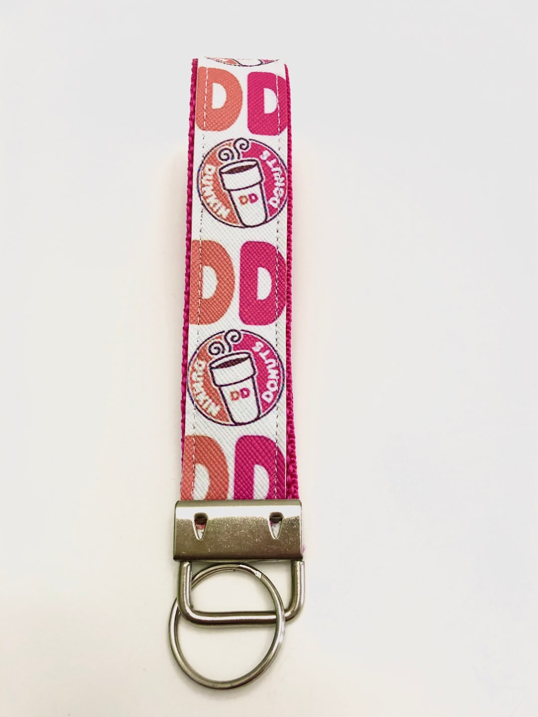 Dunkin Donuts Faux Leather Key Fob - Etsy