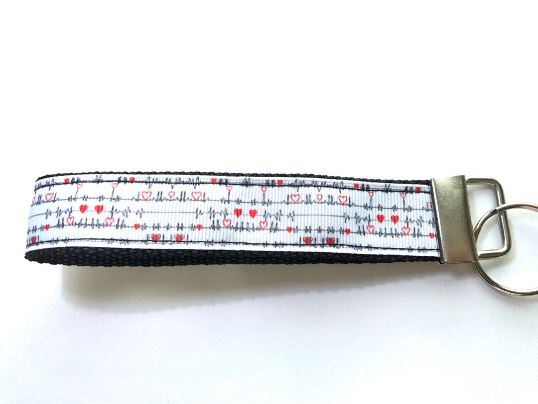 Electrocardiogram Nurse Doctor Heartbeat Key Fob - Etsy