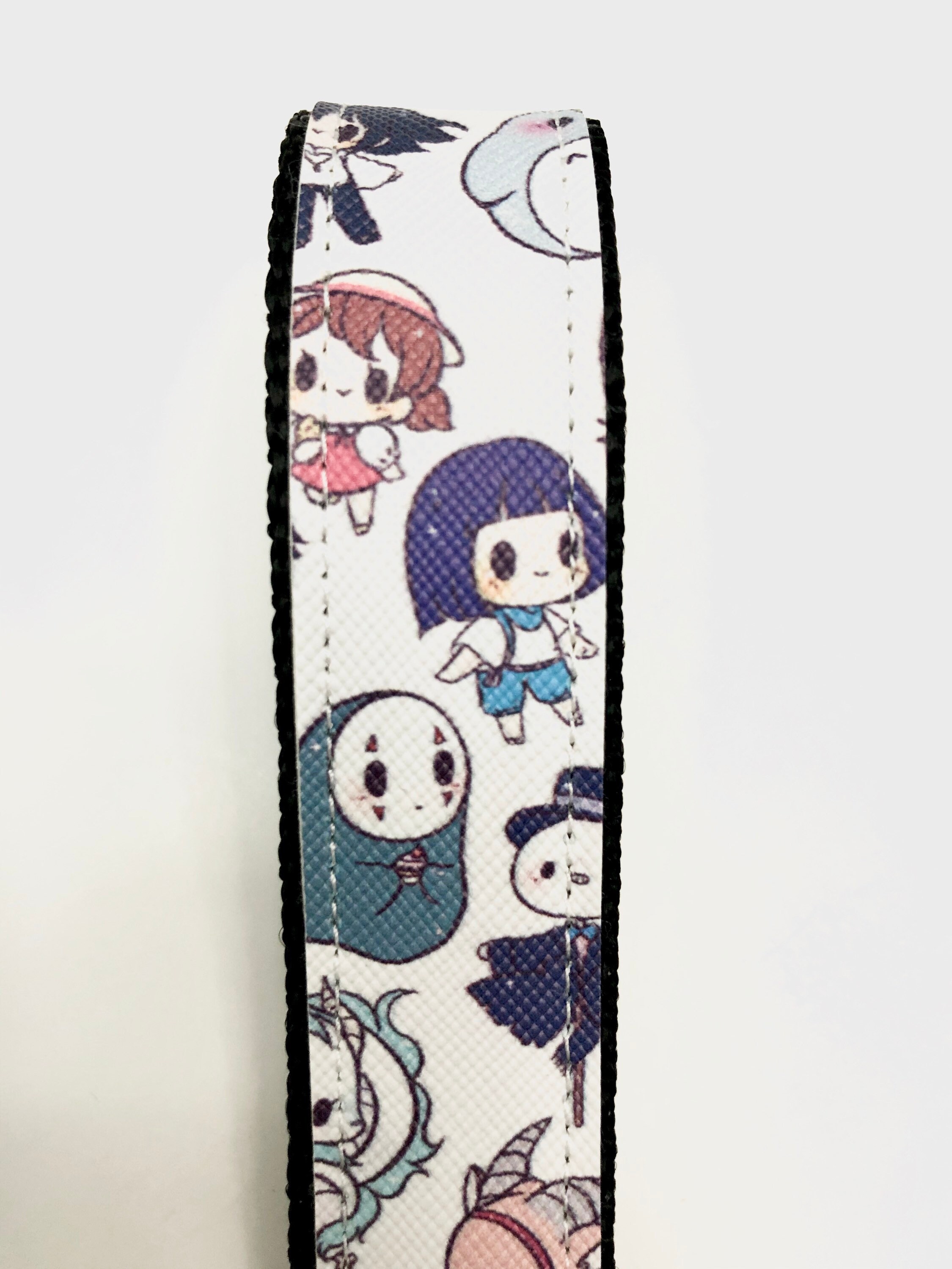Anime Studio Ghibli Chibi Characters Faux Leather Key Fob - Etsy