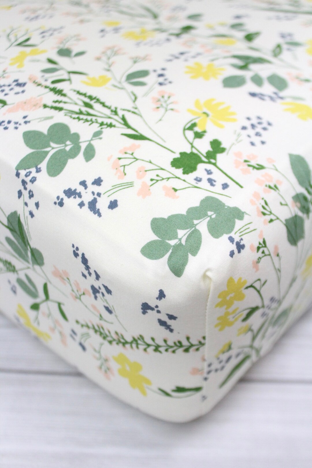 Wild Florals Crib Sheet // Wildflower Crib Sheet // Flower Crib Sheet ...