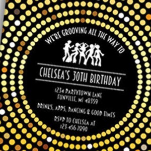 Disco Party Disco Invitation Studio 54 Invitation Studio 54 Party 70s ...