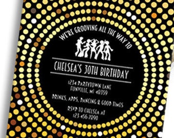 Disco Party | Disco Invitation | Studio 54 Invitation | Studio 54 Party ...