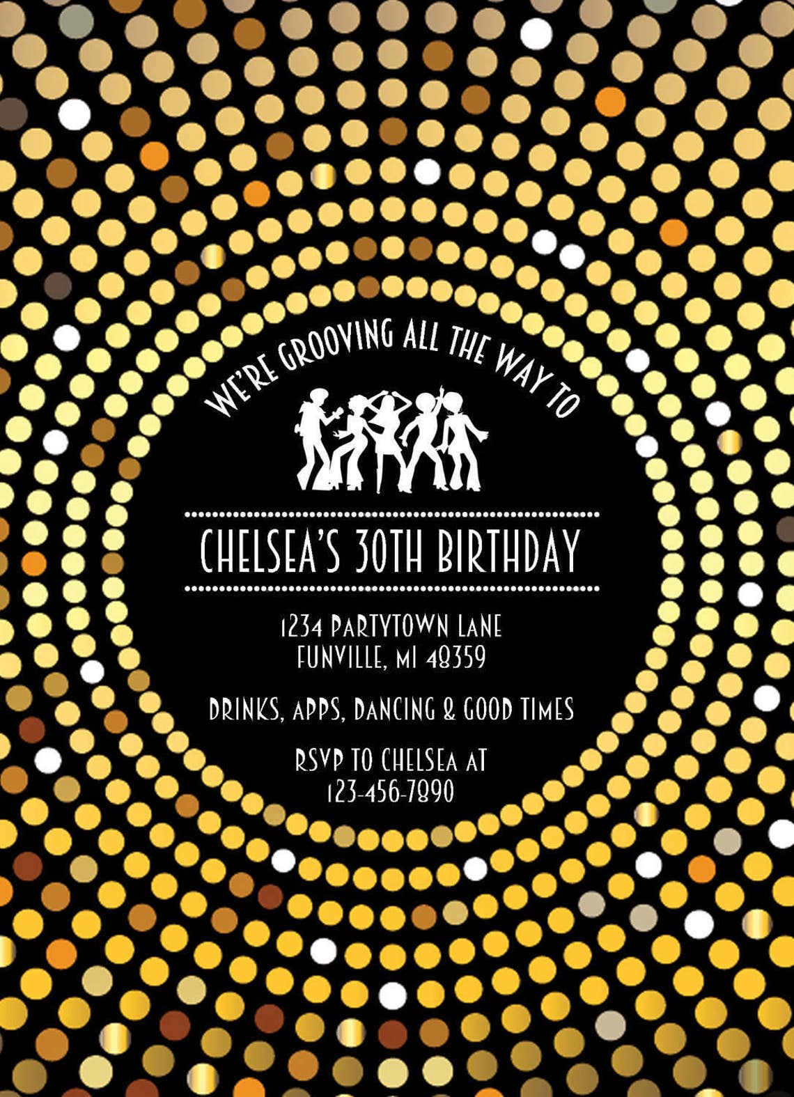 Disco Party | Disco Invitation | Studio 54 Invitation | Studio 54 Party ...