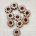 Daisy Buttons, Maple Wood Laser Cut 1 Inch Buttons, Ideal for Your ...
