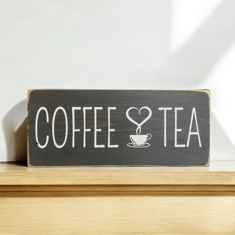 Coffee and Tea Signs - Etsy