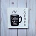 Coffee and Tea Corner Wood Sign, Coffee Bar Sign, Rustic Kitchen Wood ...