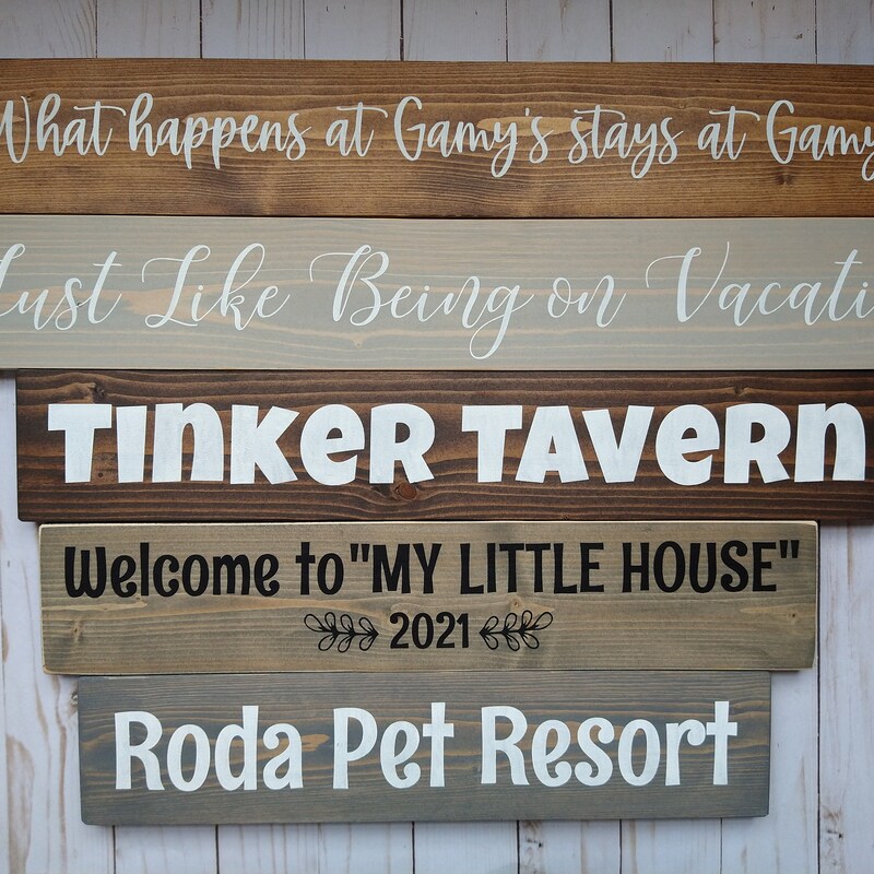 Rustic Wood Signs - Etsy