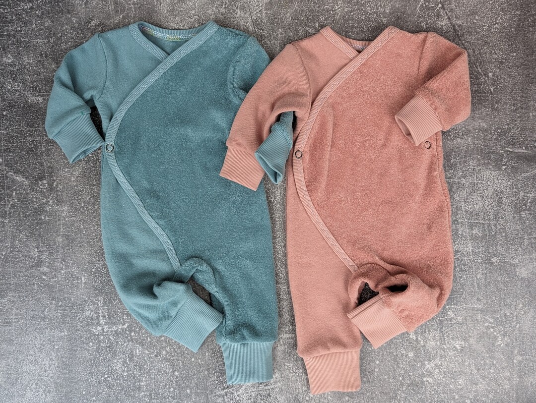 Bear Hug Romper Aruba Sponge Terry Baby Playsuit Skin to Skin Outfit Newborn Size Baby Boy ...