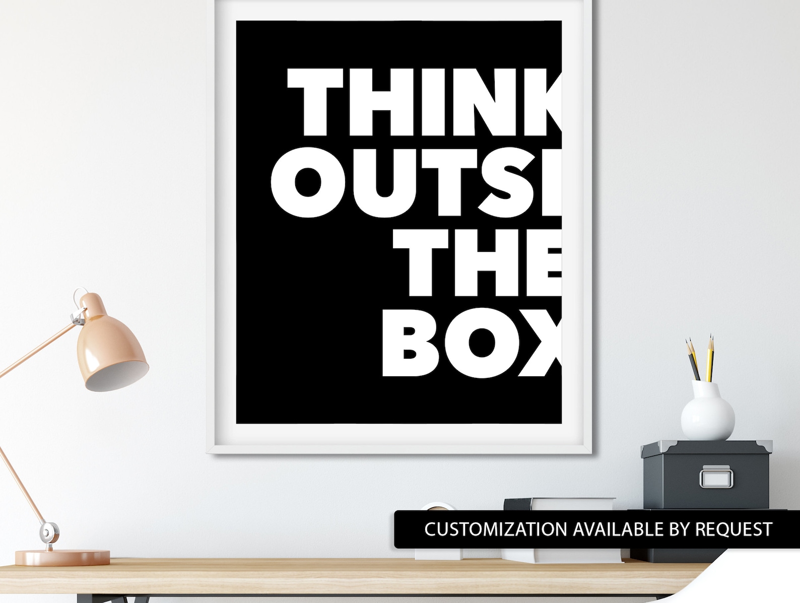 Think Outside the Box Print Think Outside the Box Poster | Etsy